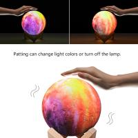 China Decoration 3D LED Illusion Lamps / LED Desk Light Battey Support for sale