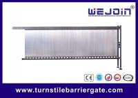 China Servo Precision Control Parking Barrier Gate 4.1 Meters Advertising Page Slice Boom for sale