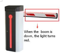 China Snazzy Design LED Light Boom Parking Barrier Gate Versatile Application for sale