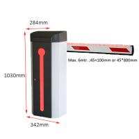 China LED Straight Arm Automatic Boom Barrier Gate Traffic Barrier for Parking Lot for sale
