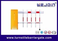 China DC24V Brushless Motor Anti Smashing Parking Barrier Gate With Fence Boom for sale