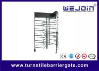 China Exhibition Stainless Steel Access Control Turnstile Gate Standard RS485 for sale