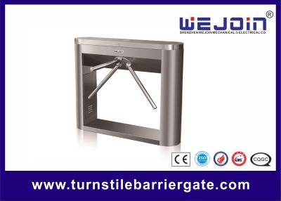 China Waist High Tripod Turnstile Barrier Gate Stainless Steel For Restaurants , Hotel for sale