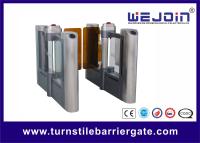 China Stainless Steel Double Automatic Swing Gate Turnstile With Dry Contact Interface for sale