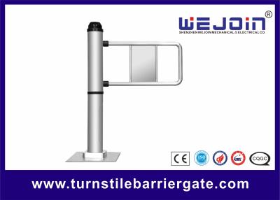 China Electric Car Park Barriers Pedestrian Swing Barrier Gate With Traffic Light , AC 110V / 220V for sale