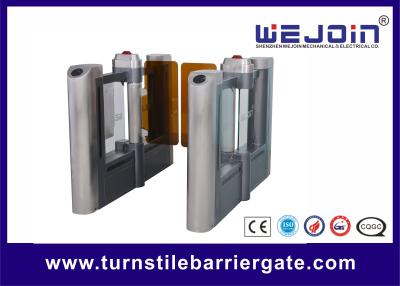 China Stainless Steel Double Automatic Swing Barrier Gate With Dry Contact Interface for sale