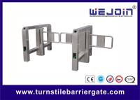China Access Control Speed Lane Supermarket Swing Barrier Gate for Pedestrian for sale