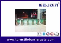 China Security High Speed Flap Barrier Gate Entrance Turnstiles Stainless Steel for sale
