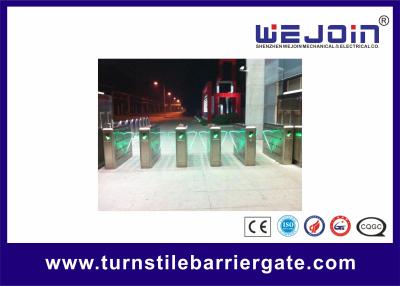 China Security High Speed Flap Barrier Gate Entrance Turnstiles Stainless Steel for sale