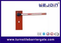 China 80W Low Noise Automatic Car Park Square Arm Boom Barrier Gate for Parking Lot for sale