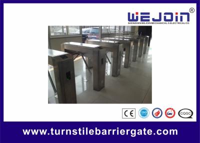 China Voice Module School Waist height Automatic optical Tripod Turnstile Gate 490mm Arm length for sale