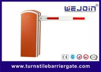 China Indoor Parking Barrier Gate Articulated Boom With Speed 3 / 6 Seconds for sale