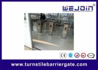 China Professional Metro / Subway Turnstile Barrier Gate with 304 Stainless Steel Housing for sale