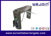 China 220V Automated Waist High Access Control Turnstile Gate With Rotation for sale