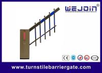 China DZE4 Higher Stability Parking Lot Barrier Gate Two Fence Boom 4.5m 6s Non Spring for sale