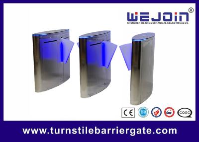China Tempered Glass Faceplate Oval Flap Barrier With Glowing Neon Strips for sale