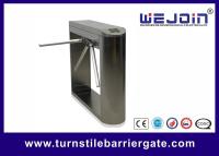 China 50W Waist Height Automatic Tripod Turnstile Gate 304 Stainless Steel for sale