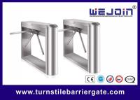 China Entrance Exit Fast Speed Turnstile Barrier Gate With QR Code Bar Code RFID Reader for sale