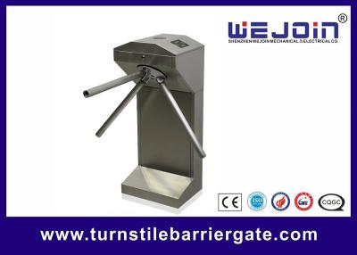 China Vertical Drop Arm Tripod Turnstile Bi Directional Passage Security Access Control for sale
