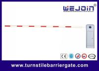 China Intelligent Automatic Parking Gate Barrier Srtaight Boom 80 Watt Drop Arm Turnstile for sale