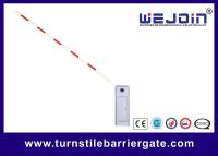 China Security 8m LED Boom Vehicle Barrier Gate Manual Release For Parking System for sale
