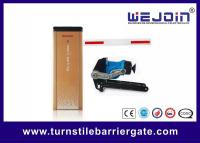 China IP54 Gold Drop Arm Barrier 304 Stainless Steel Parking Lot Barrier Gate for sale