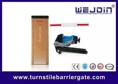 China IP54 Gold Drop Arm Barrier 304 Stainless Steel Parking Lot Barrier Gate for sale