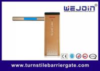 China AC220V Gold Drop Arm Barrier Boom Barrier Gate For Automatic Control System for sale