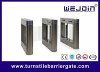 China DC24V Blushless Motor Swing Turnstile Gate IP54 Opening / Closing Speed Adjustable for sale