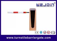 China Powder Coated Steel Automatic Barrier Gate With 3-4m Barrier Arm Length for sale
