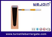 China Powder Coated Steel Automatic Barrier Gate With Efficient DC Brushless Motor for sale