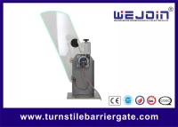 China Barcode Scanner Flap Barrier Gate Electronic Turnstile 304 Stainless Steel IP32 for sale