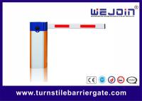 China White Orange Car Park Barrier Arms Automatic Vehicle Barriers CE ISO Approval for sale