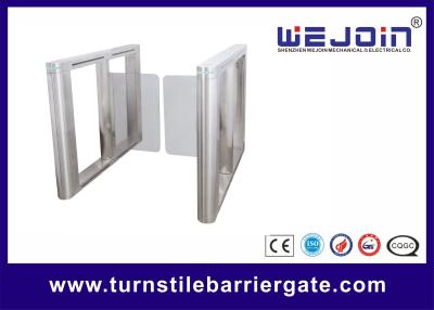 China Automatic Swing Barrier Gate Integrated with Card Readers and Software for sale