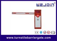 China 80 W Low Noise Automatic Car Park Barriers , Square Arm Boom Gate For Parking Lot for sale