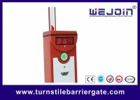 China Heavy Duty Parking Barrier Gate , Automatic Boom Barrier With Led Screen for sale