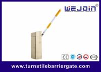 China Variable Frequency Security Entrance Parking Barrier Gate with Foaming Round Boom for sale