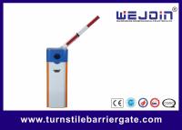 China Steel Electric Driveway Automatic Barrier Gate With External And Internal Vehicle Loop Detector for sale