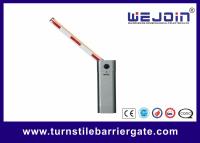 China LED arm automatic barrier gate system 1.5S~4S adjustable intelligent parking for sale