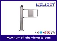 China Electric Car Park Barriers , Pedestrian Swing Barrier Gates With Traffic Light for sale