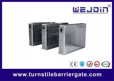 China Electronic Flap Barrier Turnstile , Steel Barrier Gate WEJOIN OEM /ODM Barcode Scanner for sale