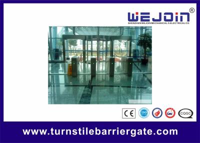 China Intelligent Flap Barrier with 304 Stainless Steel Housing and Fast Speed for sale