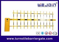 China 6 Meter Traffic Barrier Parking Gate Arms Car Management Systems 80W for sale