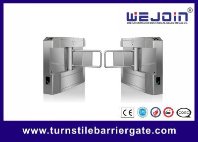 China Building Access Control Swing Barrier Gate NO Voice Anti Collision Brushless Motor for sale