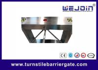 China Self Locking Turnstile Barrier Gate 30~40 Persons / Min Traffic Light Indicator for sale