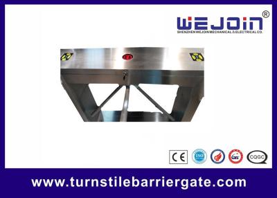 China Self Locking Turnstile Barrier Gate 30~40 Persons / Min Traffic Light Indicator for sale