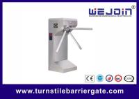 China Full Automatic Counter Tripod Turnstile Gates , Pedestrian Security Gate DC 12V for sale