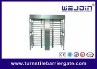 China Stainless Steel Full Height Access Control Turnstile Gate CE Approved for sale