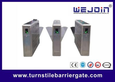 China Stainless Steel Flap barrier Gate with Anti-tailing Function For Metro Stations for sale