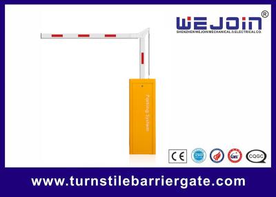 China Boom Barrier Gate for Parking Systems With Loop Detector Options and Yellow Color Cabinet for sale